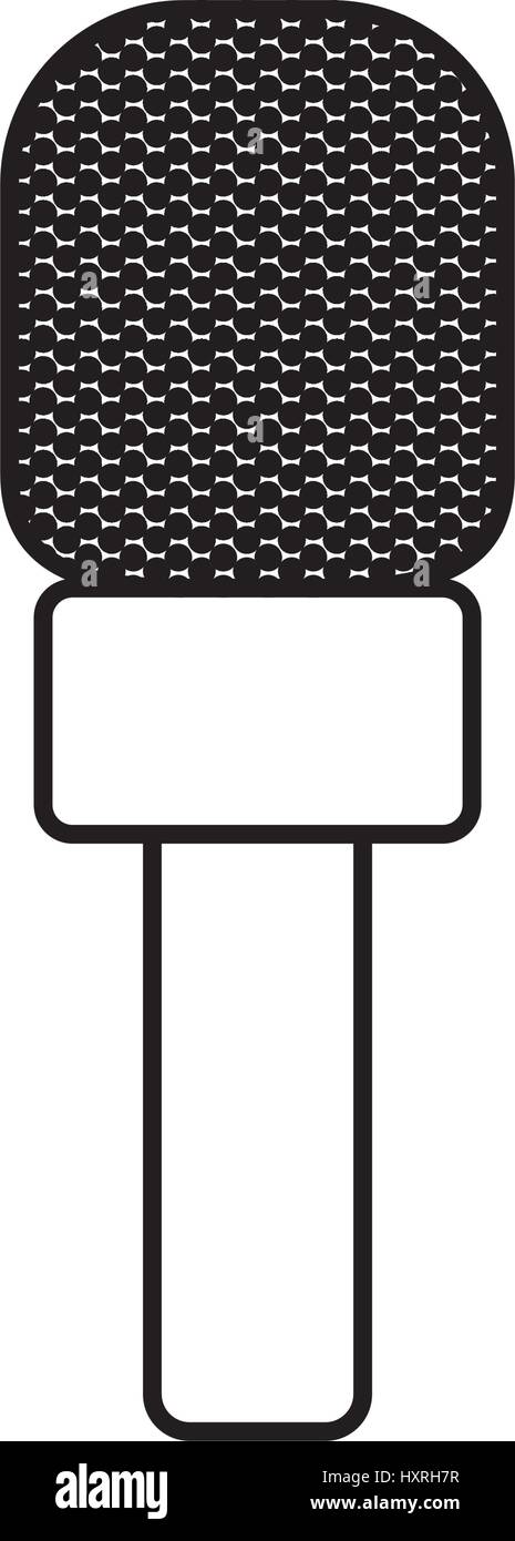 Interview microphone equipment Stock Vector Image & Art - Alamy