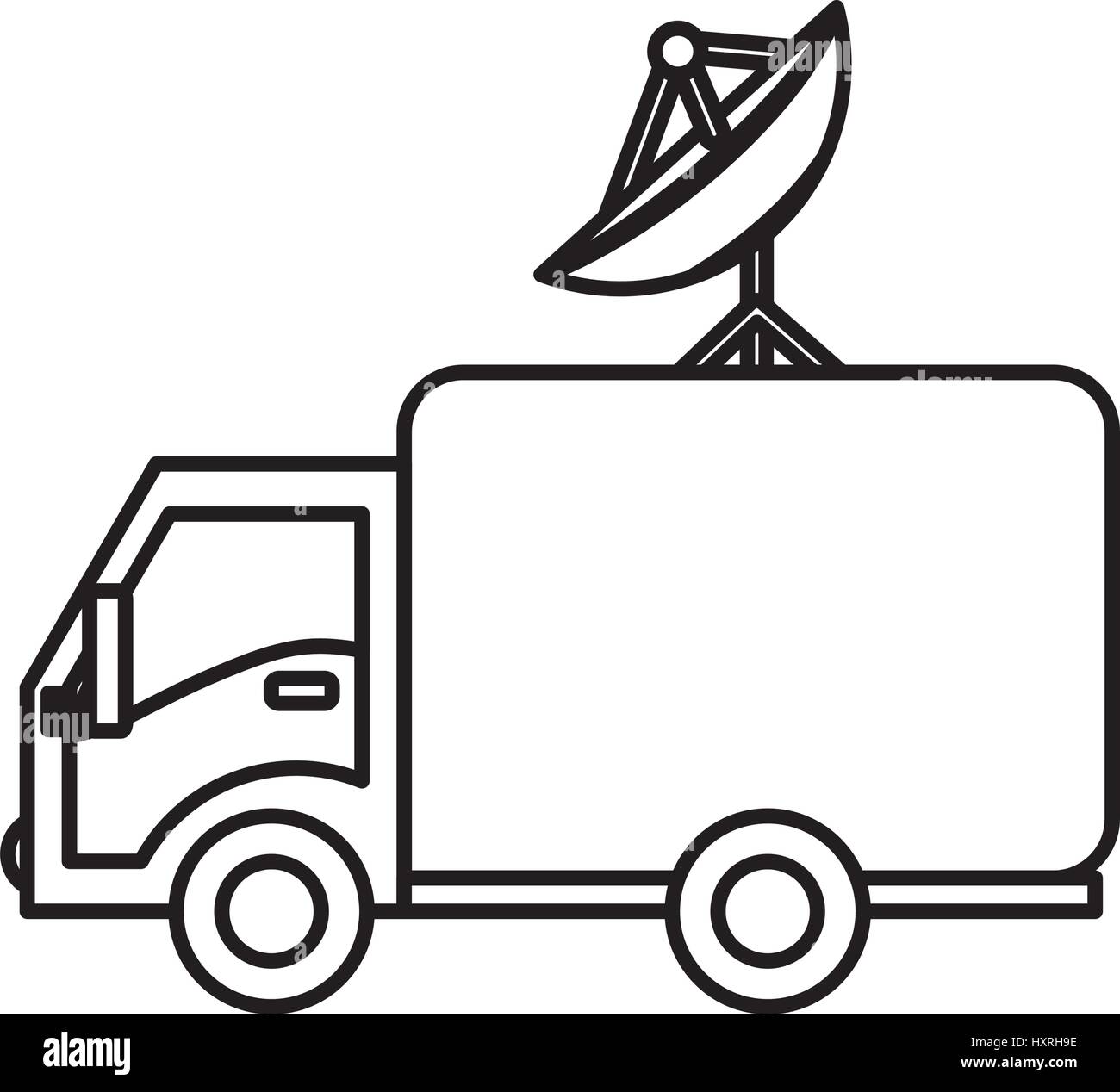 News van vehicle Stock Vector Image & Art - Alamy