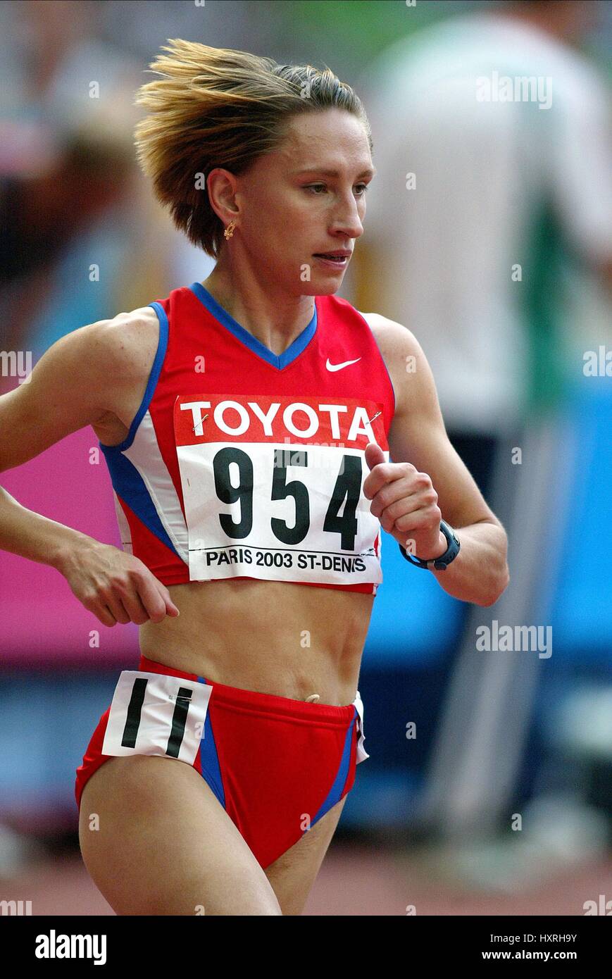 OLGA YEGOROVA 5000 METRES STADE DE FRANCE ST DENIS PARIS FRANCE 28 ...