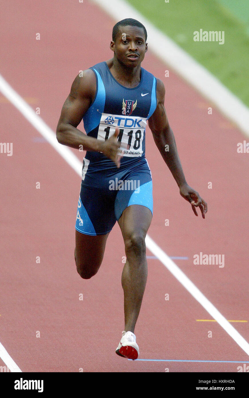 TIM MONTGOMERY 100 METRES STADE DE FRANCE ST DENIS PARIS FRANCE 24 ...
