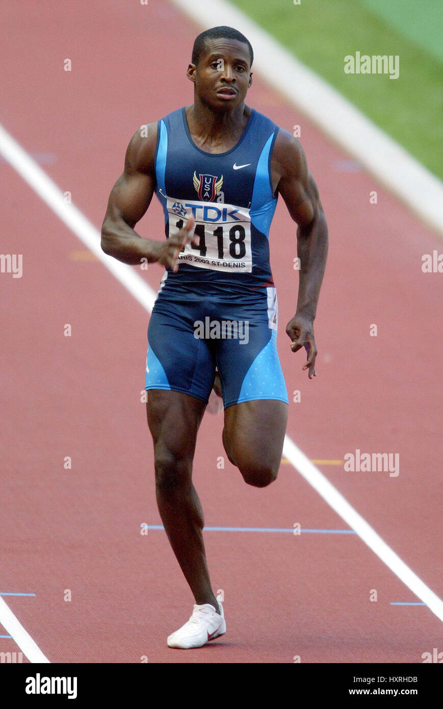 TIM MONTGOMERY 100 METRES STADE DE FRANCE ST DENIS PARIS FRANCE 24 ...