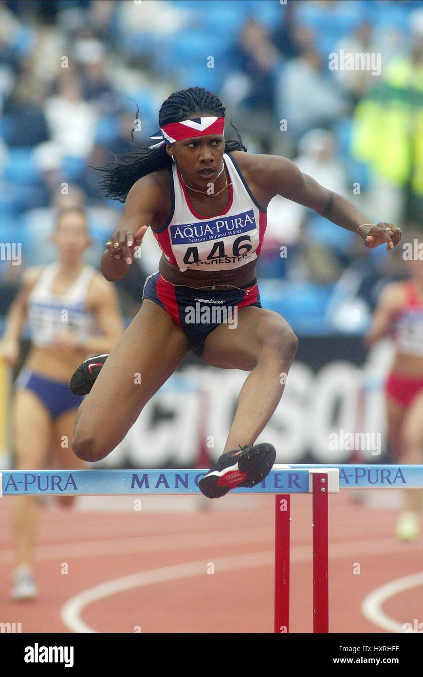 NATASHA DANVERS 400 METRE HURDLES CITY OF MANCHESTER STADIUM MANCHESTER ...