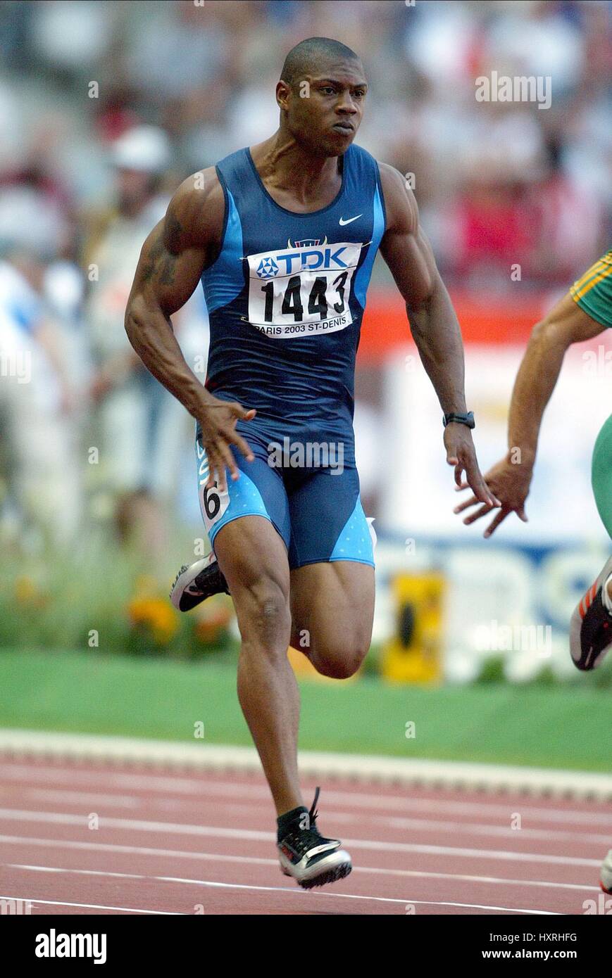 BERNARD WILLIAMS 100 METRES STADE DE FRNACE ST DENIS PARIS FRANCE 24 ...