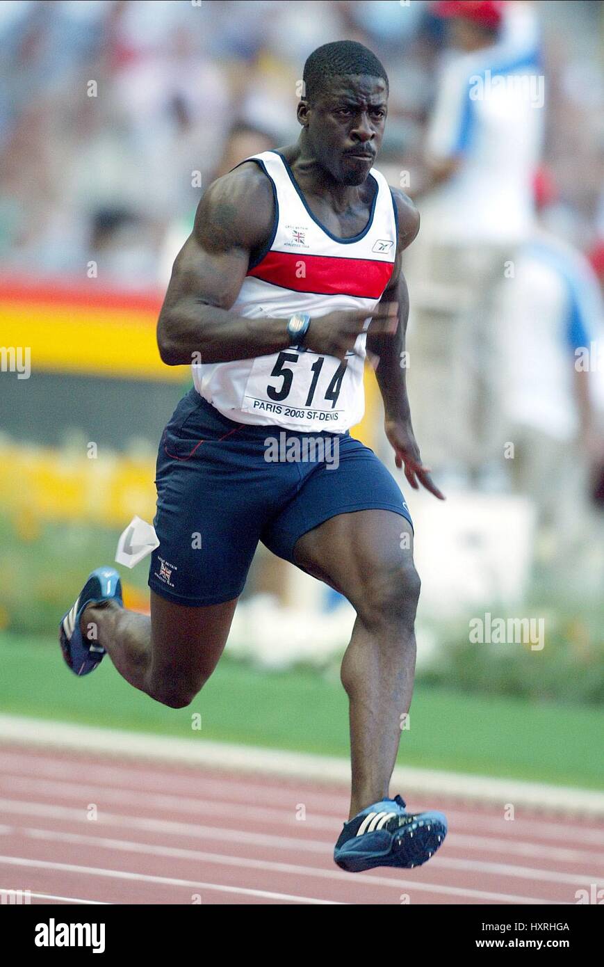 DWAIN CHAMBERS 100 METRES STADE DE FRNACE ST DENIS PARIS FRANCE 24 ...