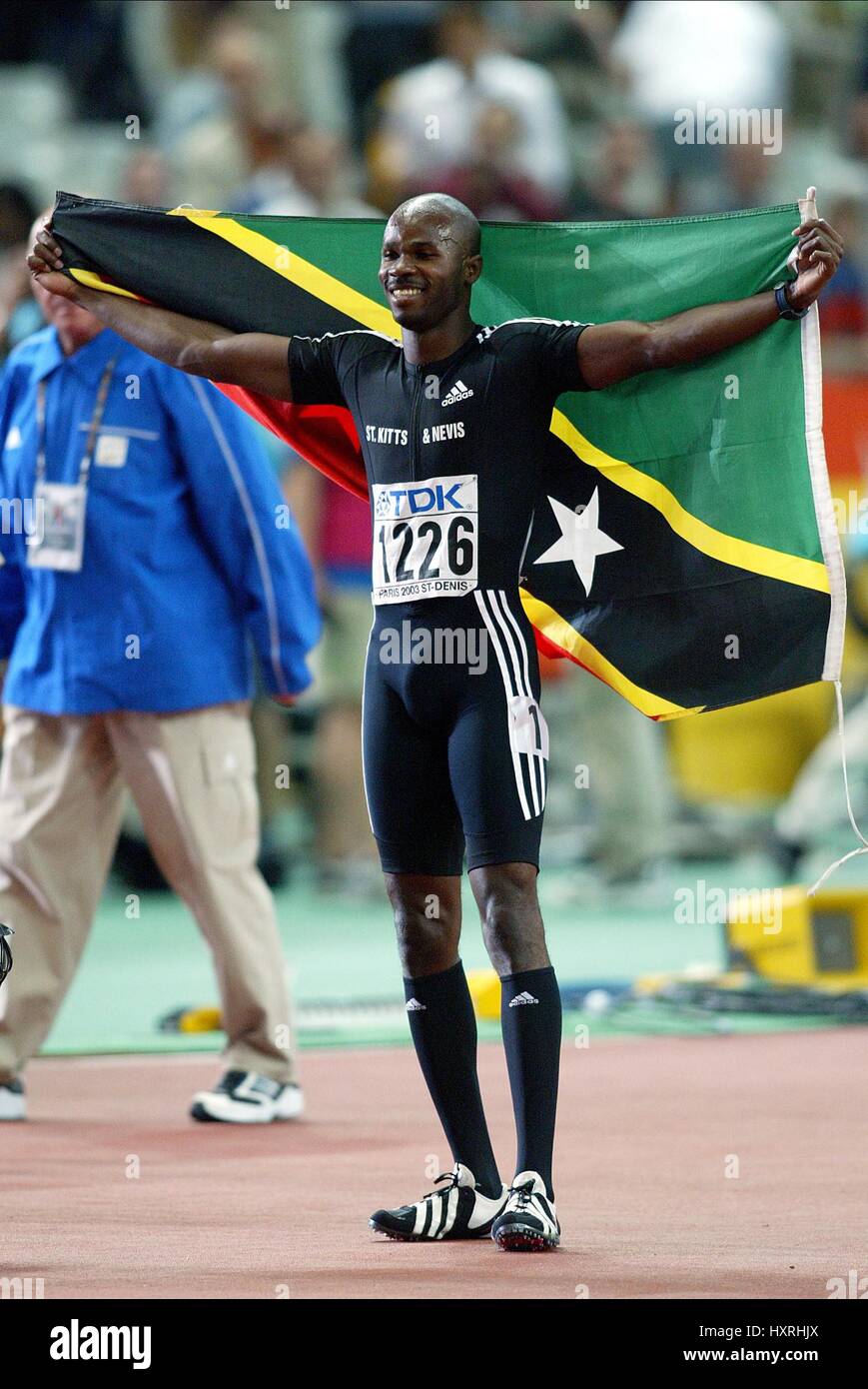 KIM COLLINS 100 METRES STADE DE FRANCE ST DENIS PARIS FRANCE 24 August ...