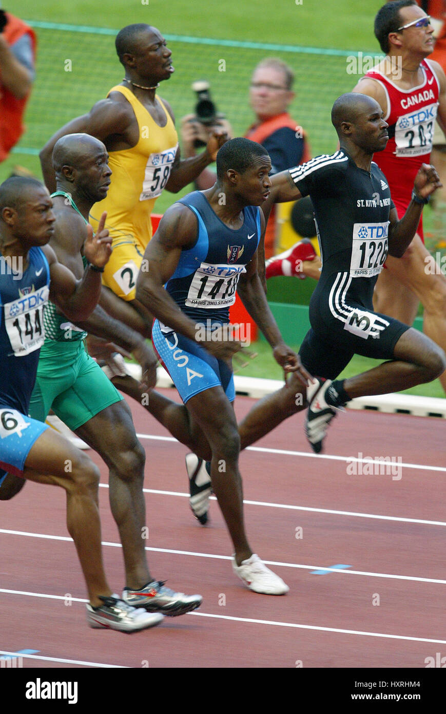TIM MONTGOMERY 100 METRES STADE DE FRANCE ST DENIS PARIS FRANCE 25 ...