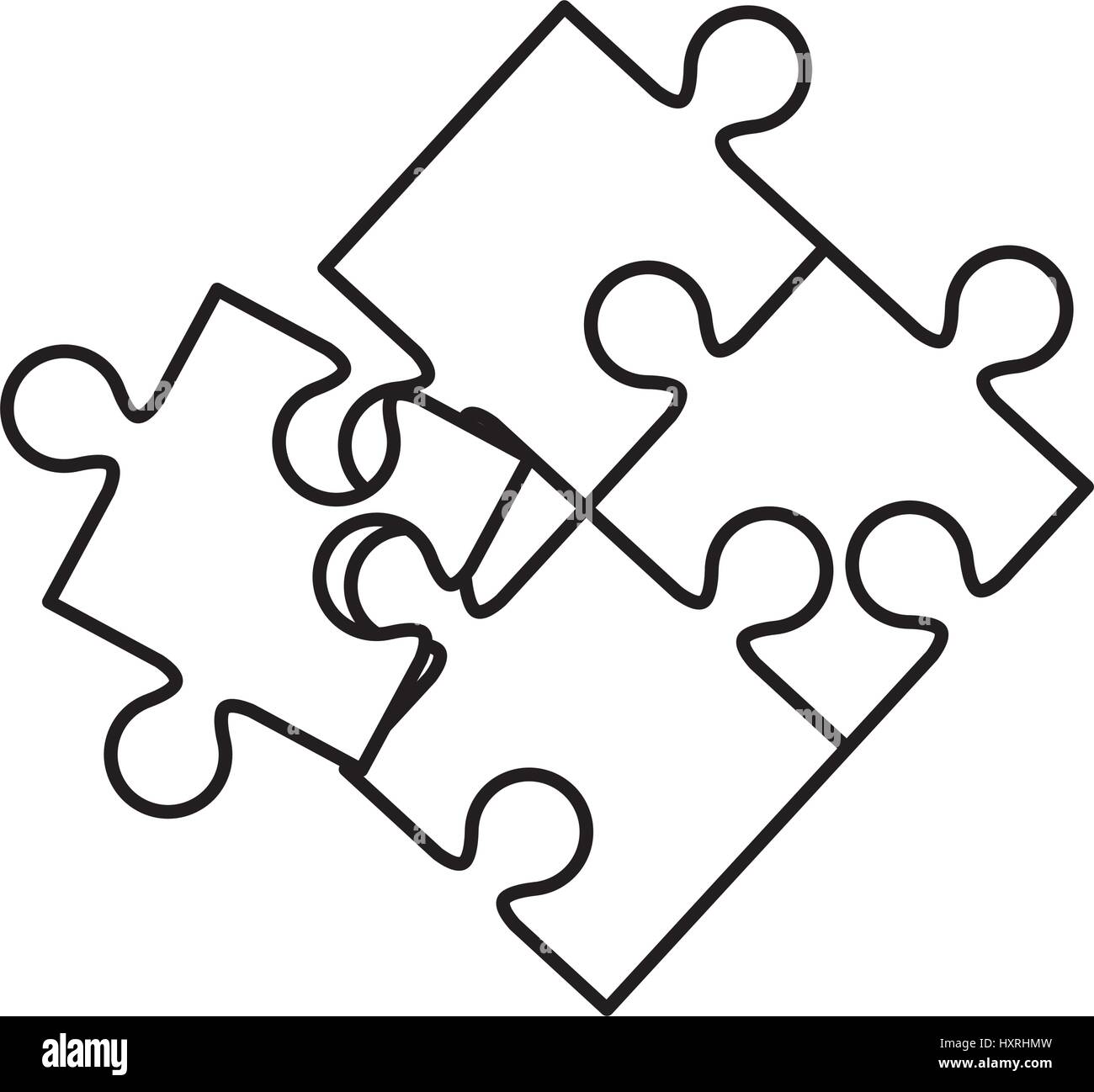 Puzzle piece symbol Stock Vector Image & Art - Alamy