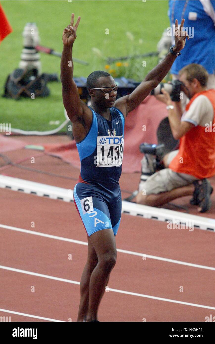 JEROME YOUNG 400 METRES STADE DE FRANCE ST DENIS PARIS FRANCE 26 August ...