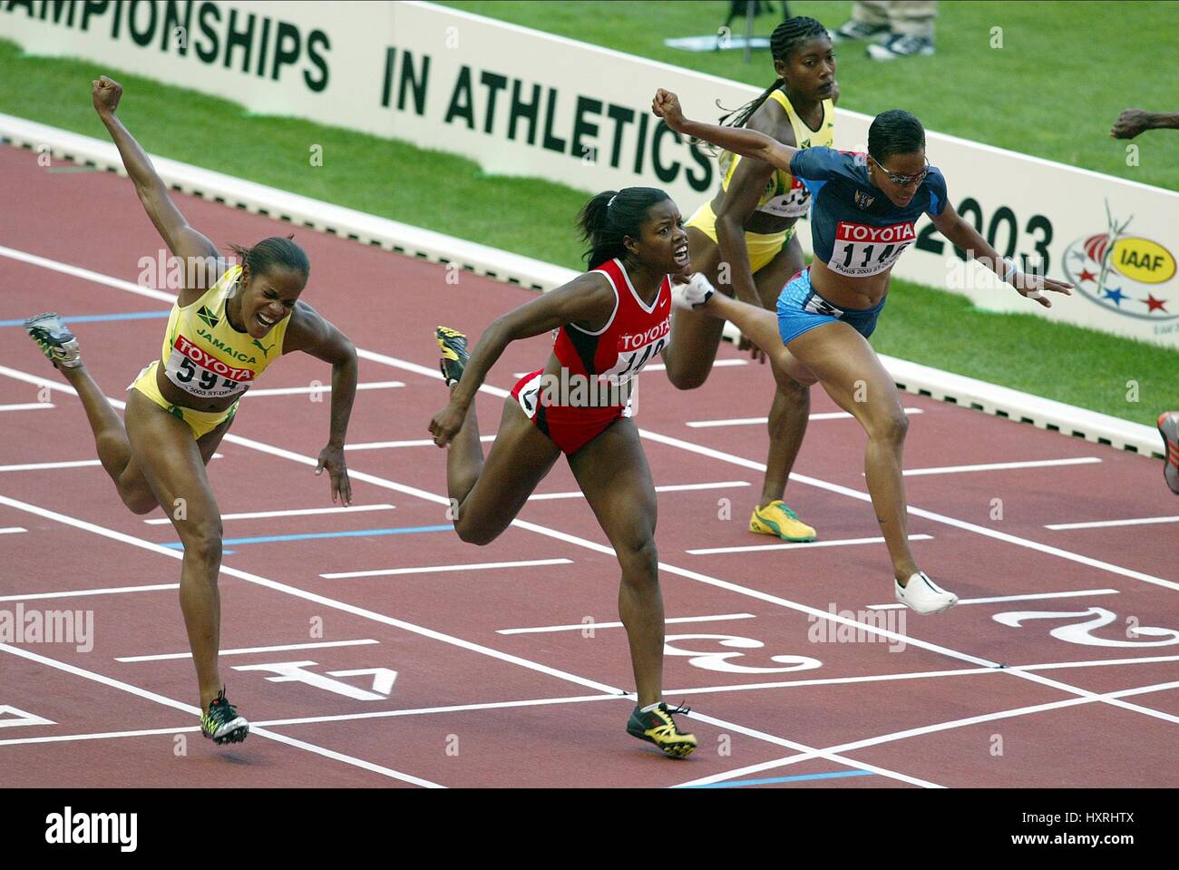 PERDITA FELICIEN & B FOSTER 100 METRE HURDLES 27 August 2003 Stock ...