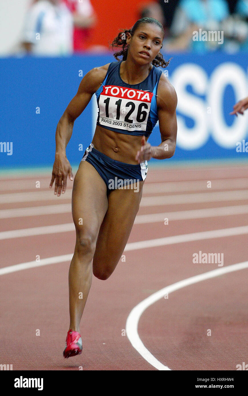 TORI EDWARDS 200 METRES STDE DE FRANCE ST DENIS PARIS FRANCE 27 August ...