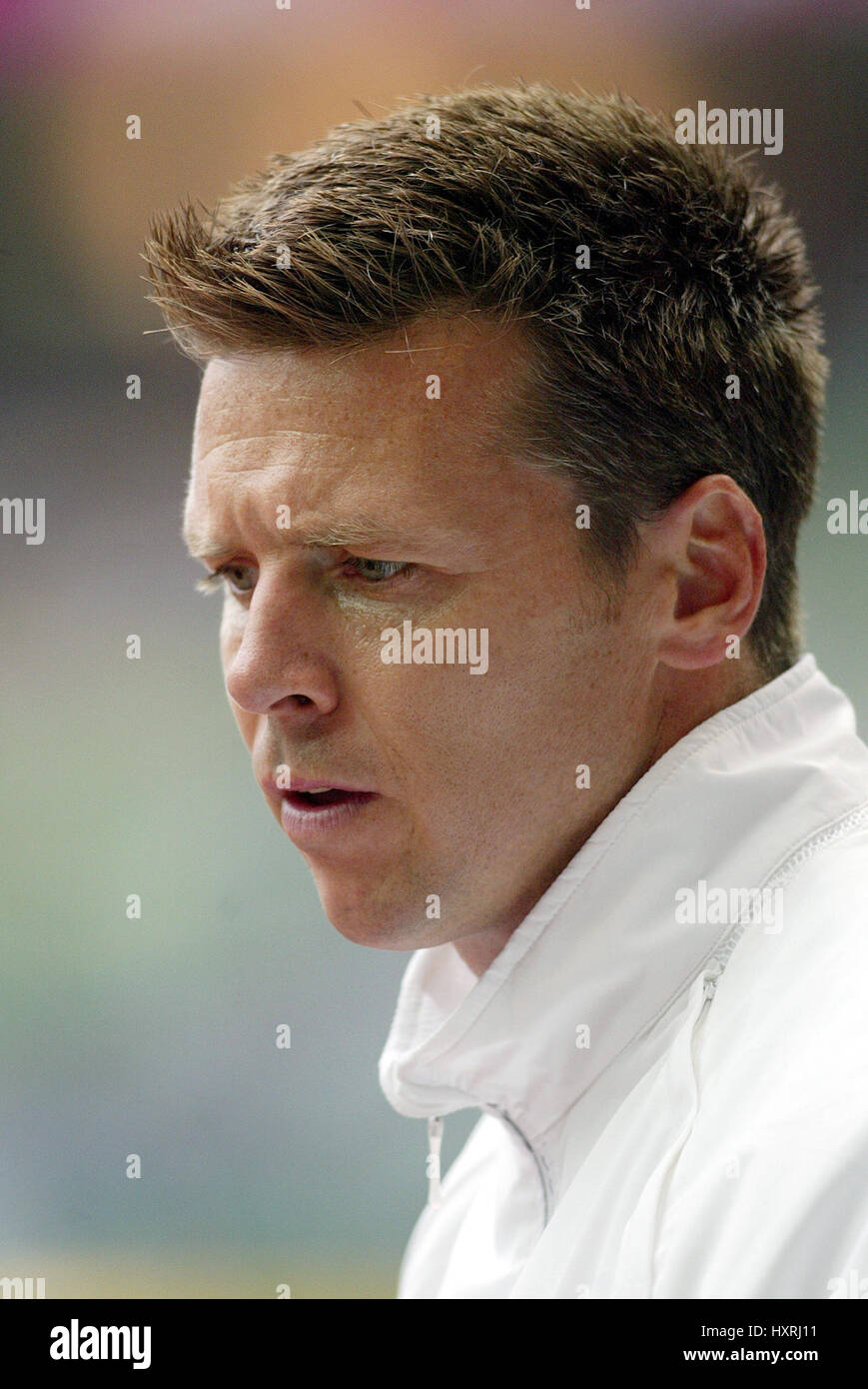 STEVE BACKLEY JAVELIN STADE DE FRANCE ST DENIS PARIS FRANCE 29 August ...
