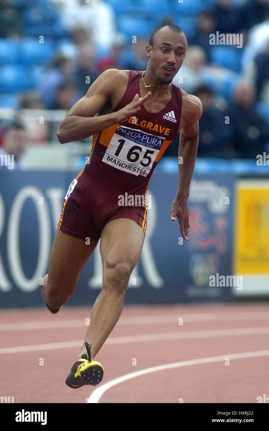 CHRIS LAMBERT 200 METRES CITY OF MANCHESTER STADIUM MANCHESTER ENGLAND ...