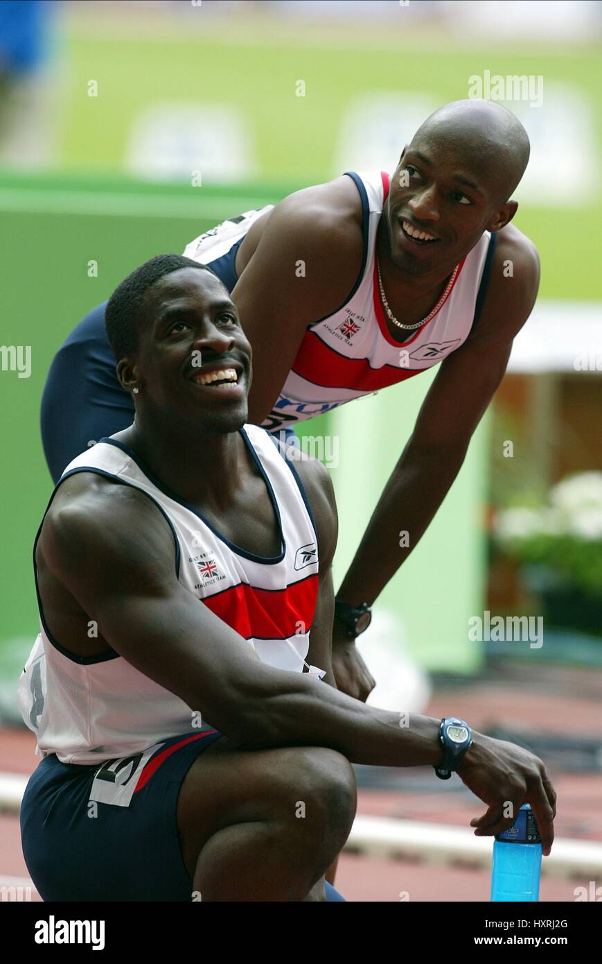 Marlon devonish and dwain chambers hi-res stock photography and images ...