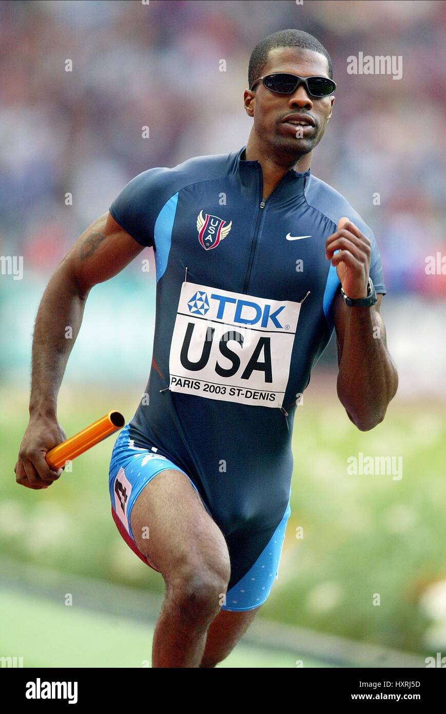 DERRICK BREW 4X400 METRES STADE DE FRANCE ST DENIS PARIS FRANCE 29 ...