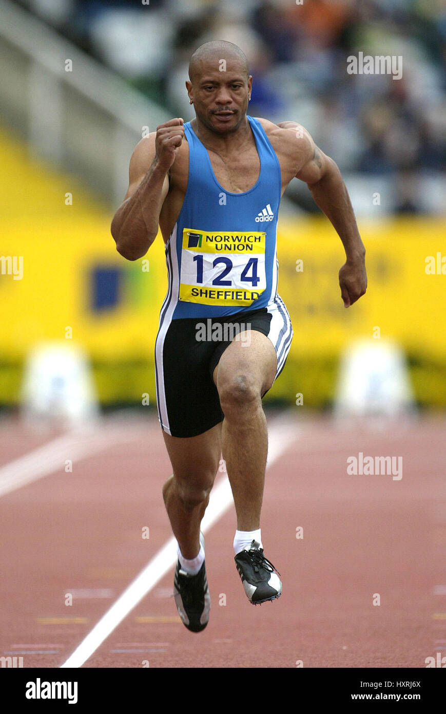 MAURICE GREENE 100 METRES DON VALLEY STADIUM SHEFFIELD 30 June 2002 ...