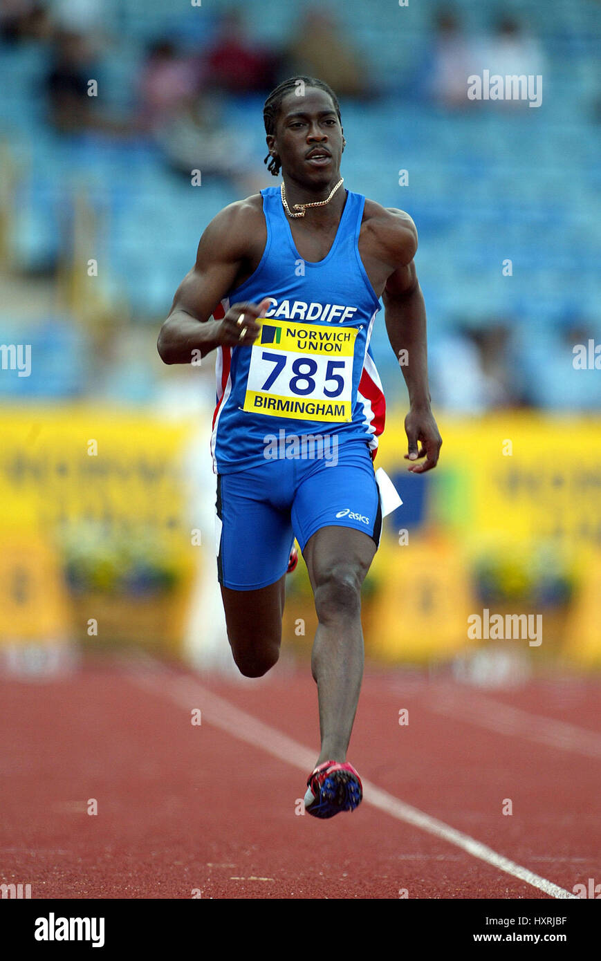 CHRISTIAN MALCOLM 100 METRES ALEXANDER STADIUM BIRMINGHAM ENGLAND 13 ...