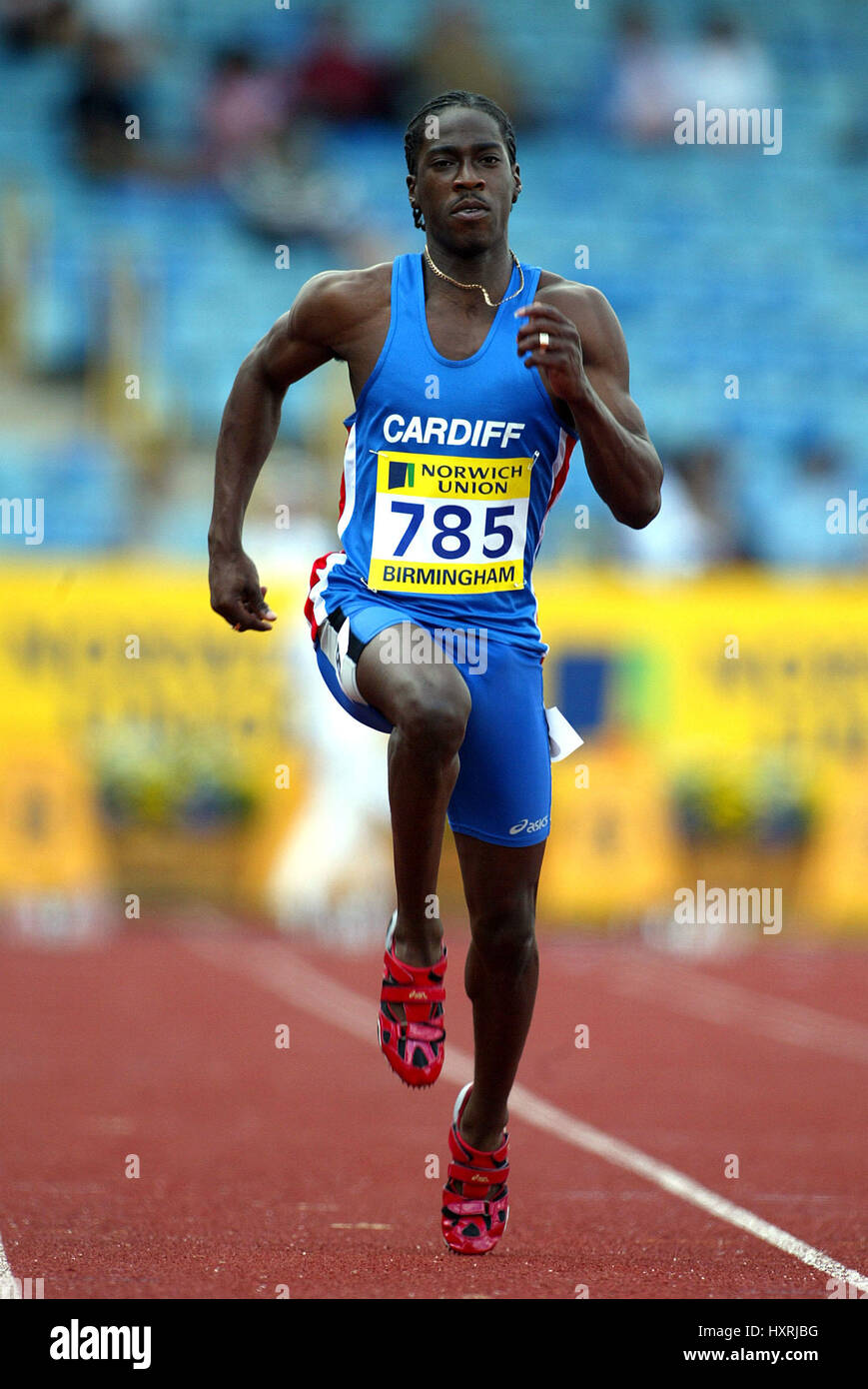 CHRISTIAN MALCOLM 100 METRES ALEXANDER STADIUM BIRMINGHAM ENGLAND 13 ...
