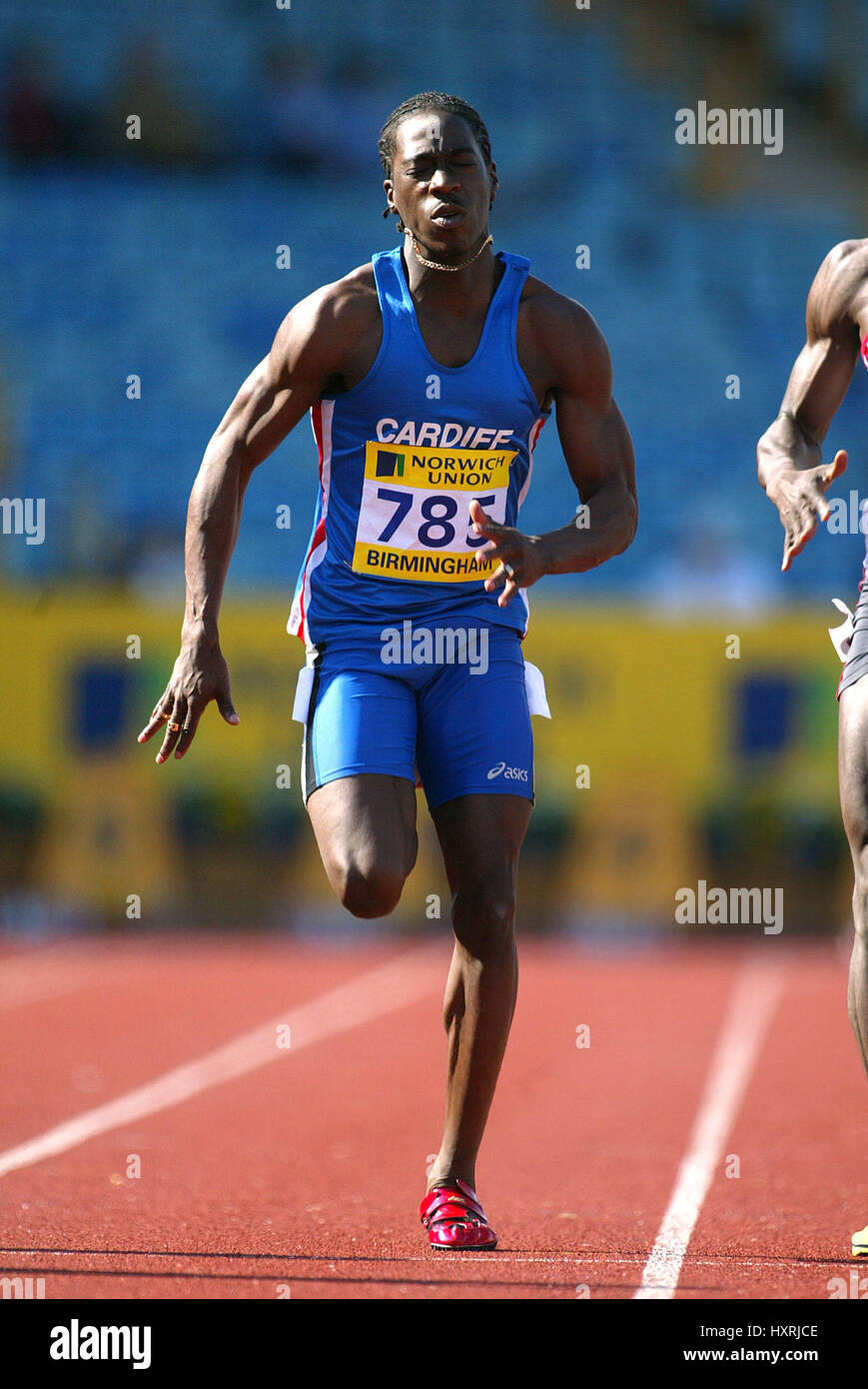CHRISTIAN MALCOLM 100 METRES ALEXANDER STADIUM BIRMINGHAM ENGLAND 13 ...