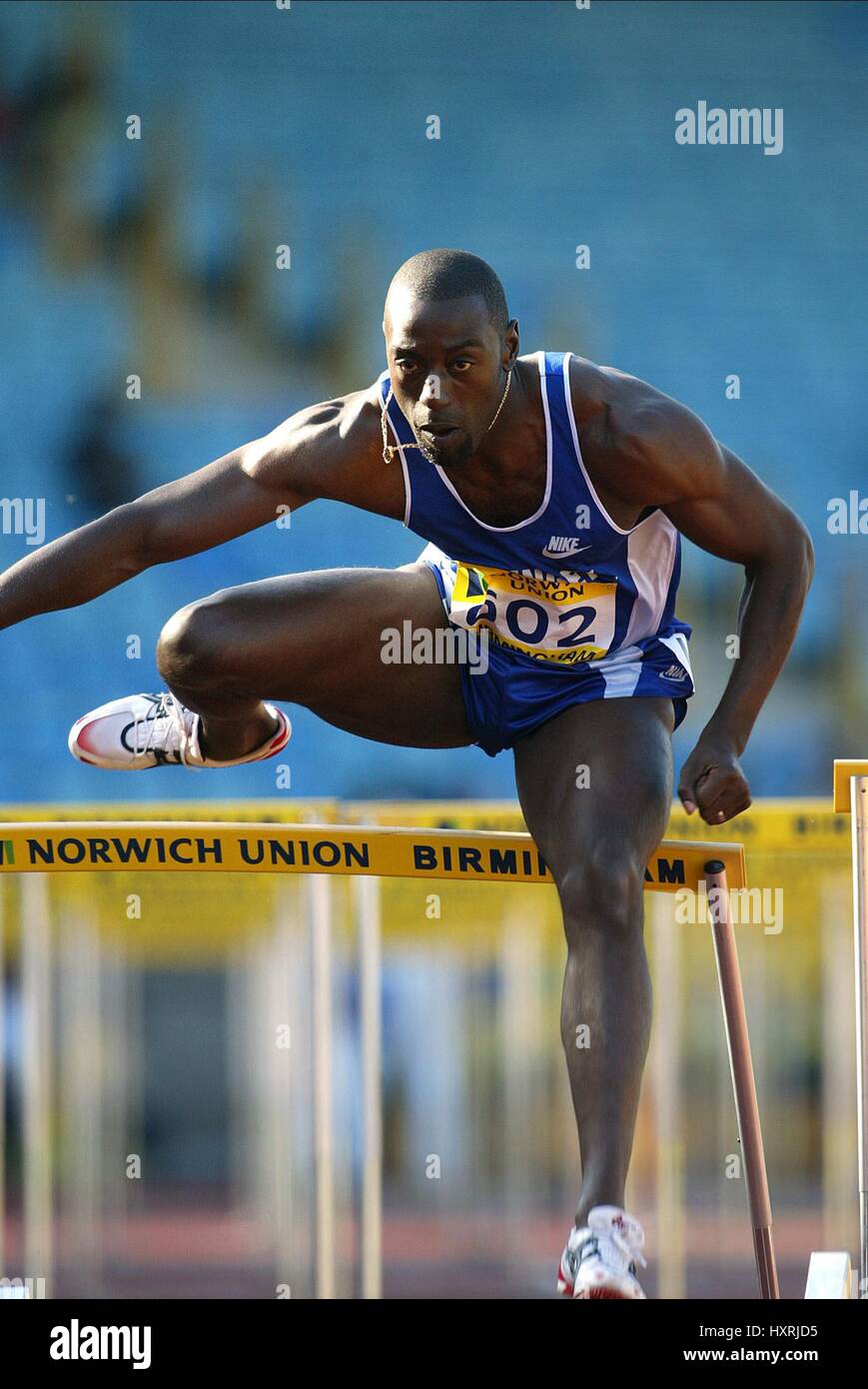 TONY JARRETT 110 METRE HURDLES ALEXANDER STADIUM BIRMINGHAM ENGLAND 13 ...