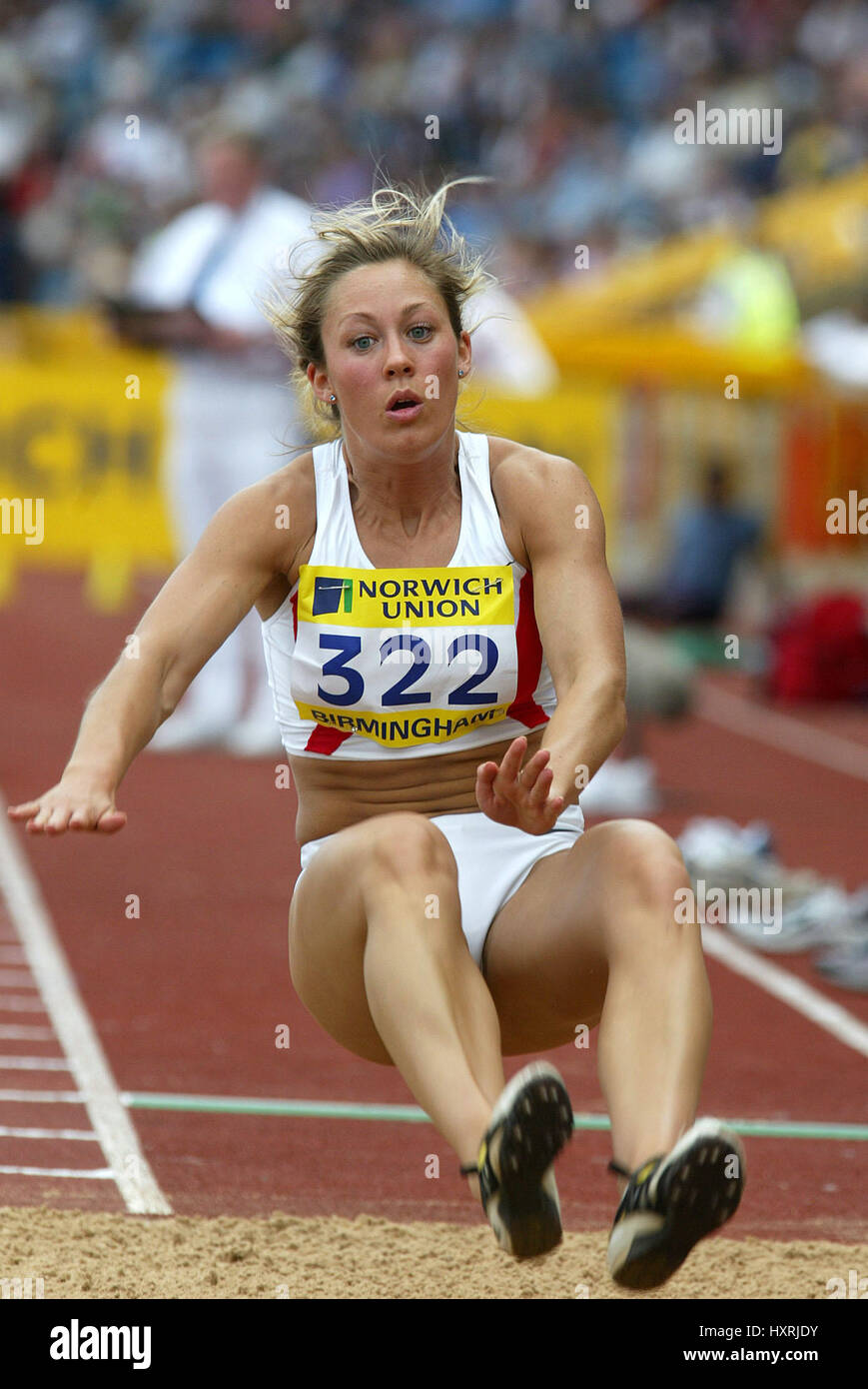 CAROLINE PEARCE LONG JUMP ALEXANDER STADIUM BIRMINGHAM ENGLAND 14 July ...