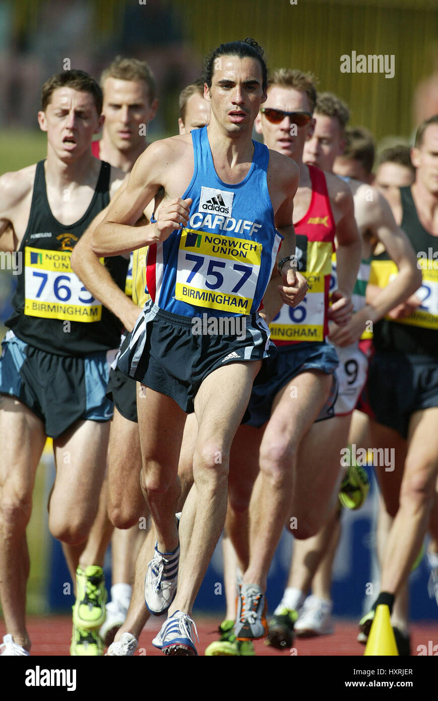 ANDRES JONES 5000 METRES ALEXANDER STADIUM BIRMINGHAM ENGLAND 14 July ...