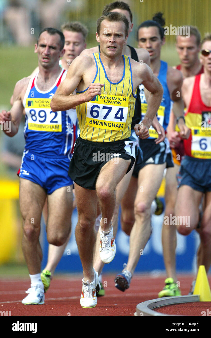 ROB DENMARK 5000 METRES ALEXANDER STADIUM BIRMINGHAM ENGLAND 14 July ...
