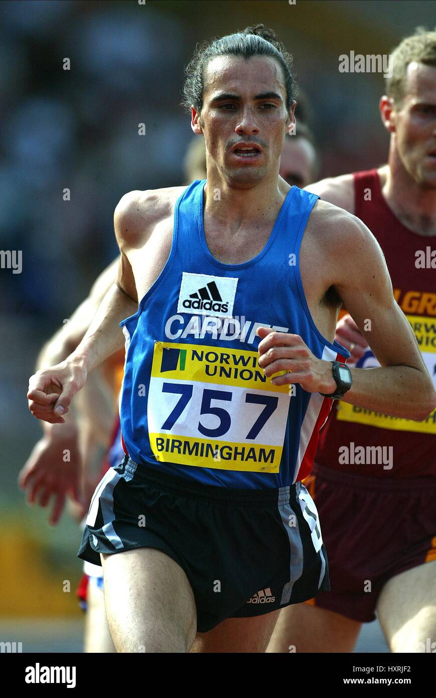 ANDRES JONES 5000 METRES ALEXANDER STADIUM BIRMINGHAM ENGLAND 14 July ...