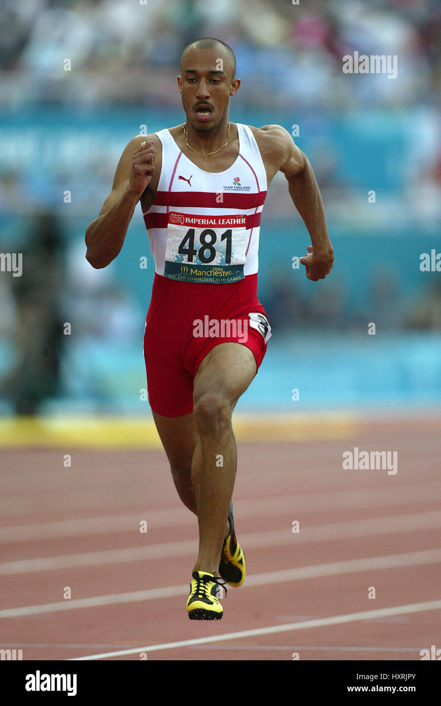 CHRIS LAMBERT 200 METRES CITY OF MANCHESTER STADIUM MANCHESTER ENGLAND ...