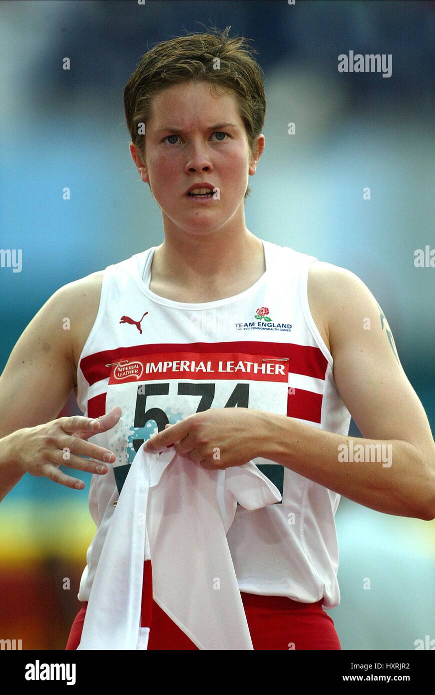 KELLY MORGAN JAVELIN CITY OF MANCHESTER STADIUM MANCHESTER ENGLAND 29 ...
