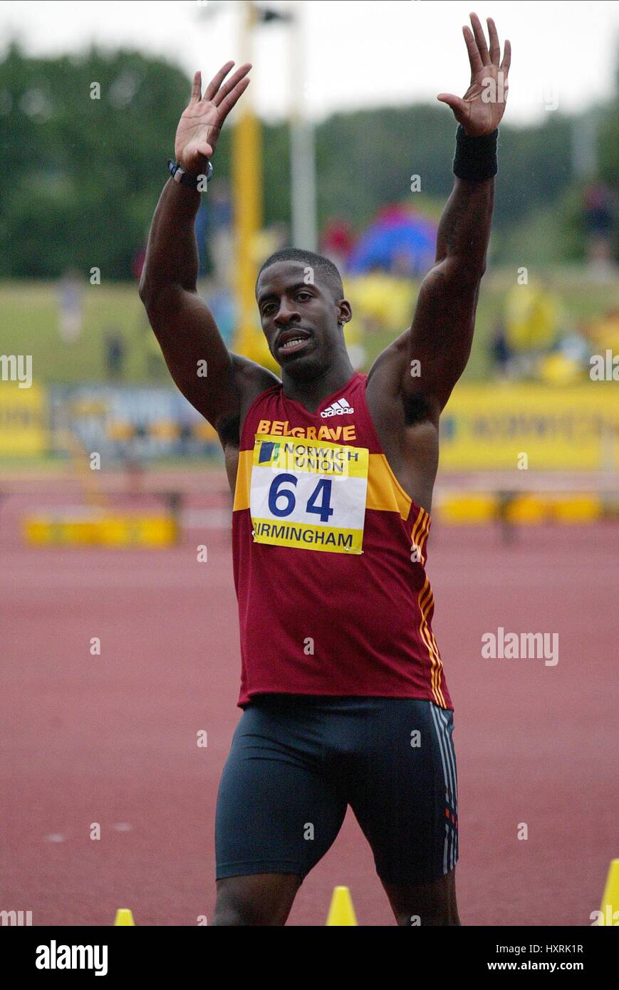 DWAIN CHAMBERS 100 METRERS ALEXANDER STADIUM BIRMINGHAM ENGLAND 28 July ...