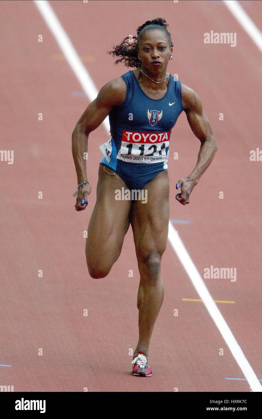 GAIL DEVERS 100 METRES STADE DE FRANCE ST DENIS PARIS FRANCE 23 August ...