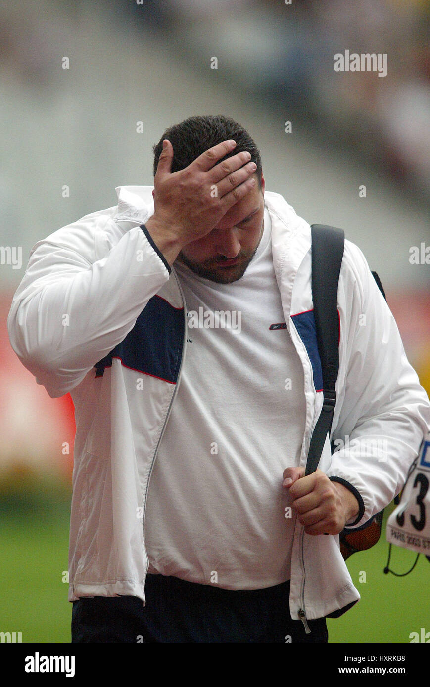 CARL MYERSCOUGH SHOT PUT STADE DE FRANCE ST DENIS PARIS FRANCE 23 ...