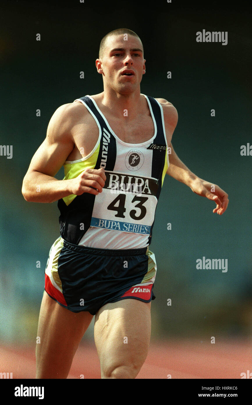 IAN MACKIE 100 METRES 14 July 1997 Stock Photo - Alamy