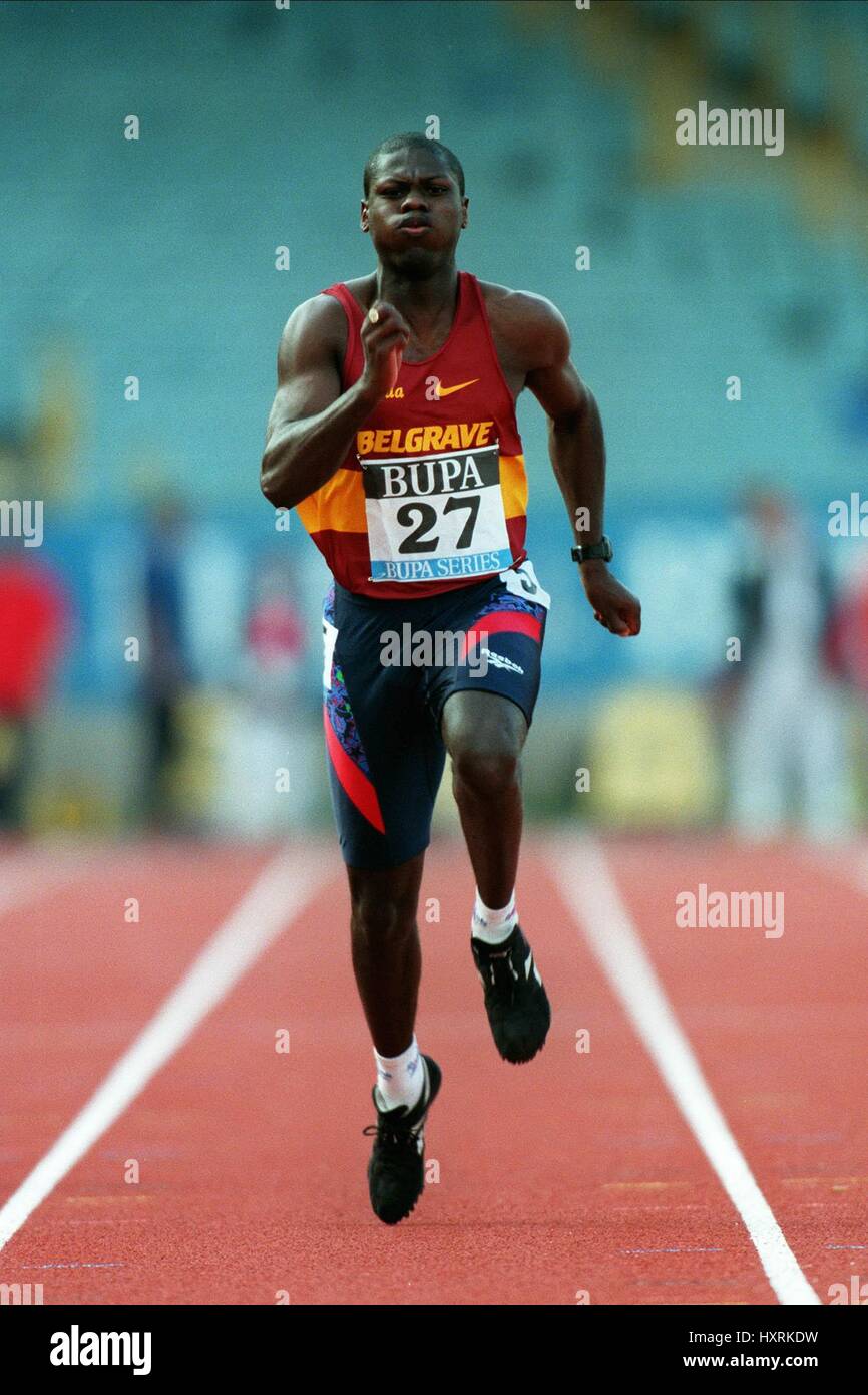 JASON FERGUS 100 METRES 16 July 1997 Stock Photo - Alamy