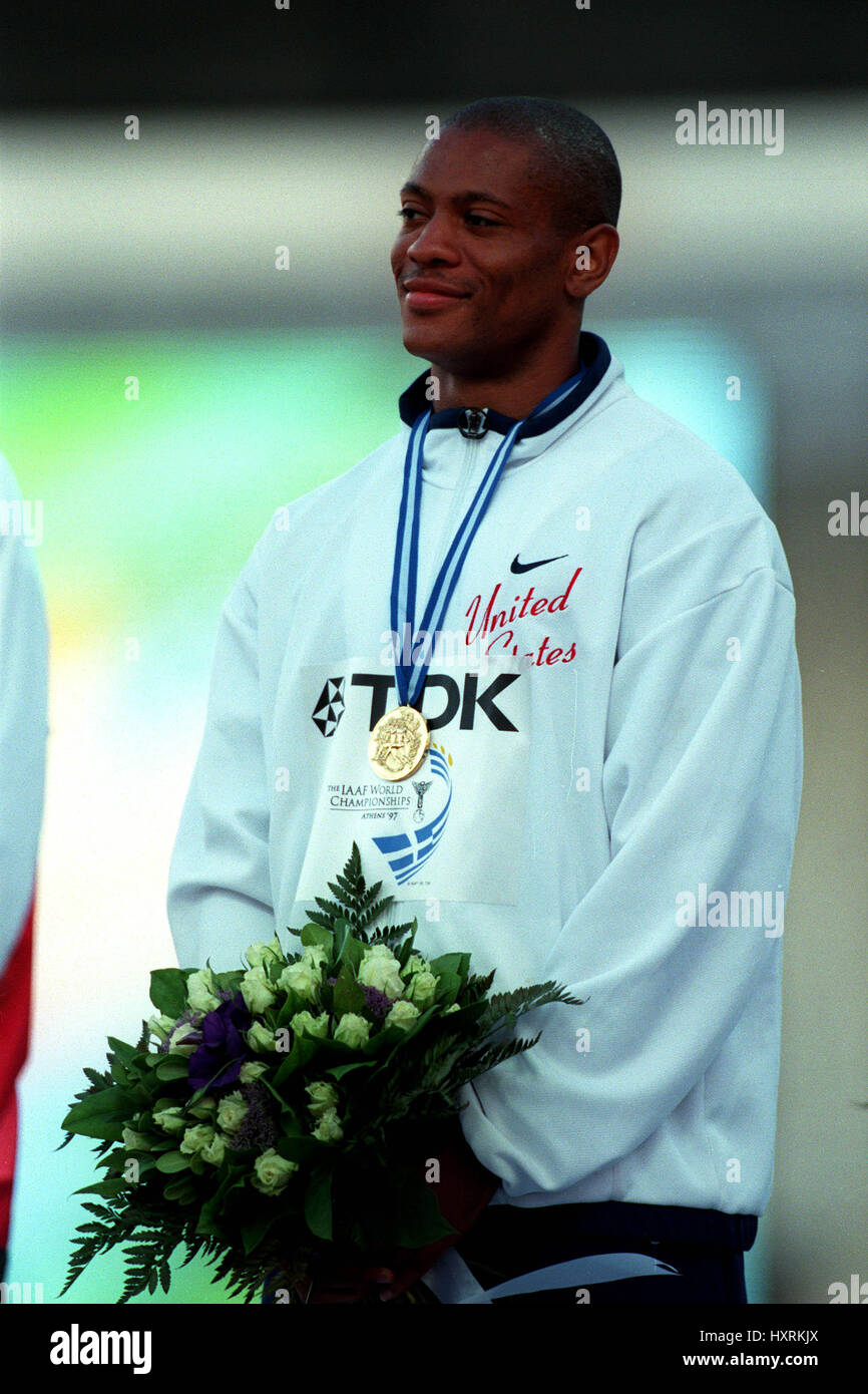 MAURICE GREENE 100 METRES 18 August 1997 Stock Photo - Alamy