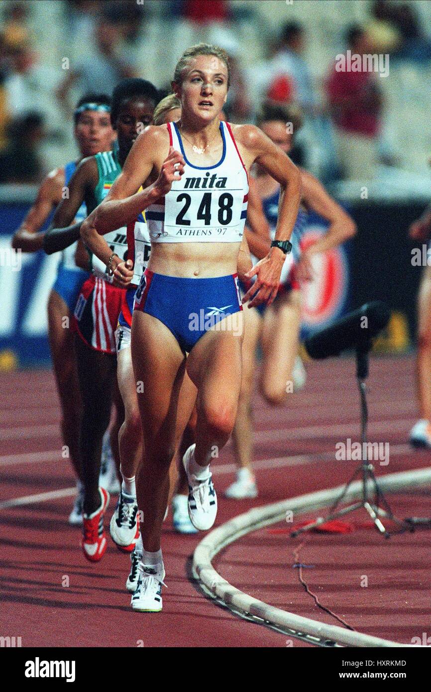 PAULA RADCLIFFE 5000 METRES 22 August 1997 Stock Photo - Alamy