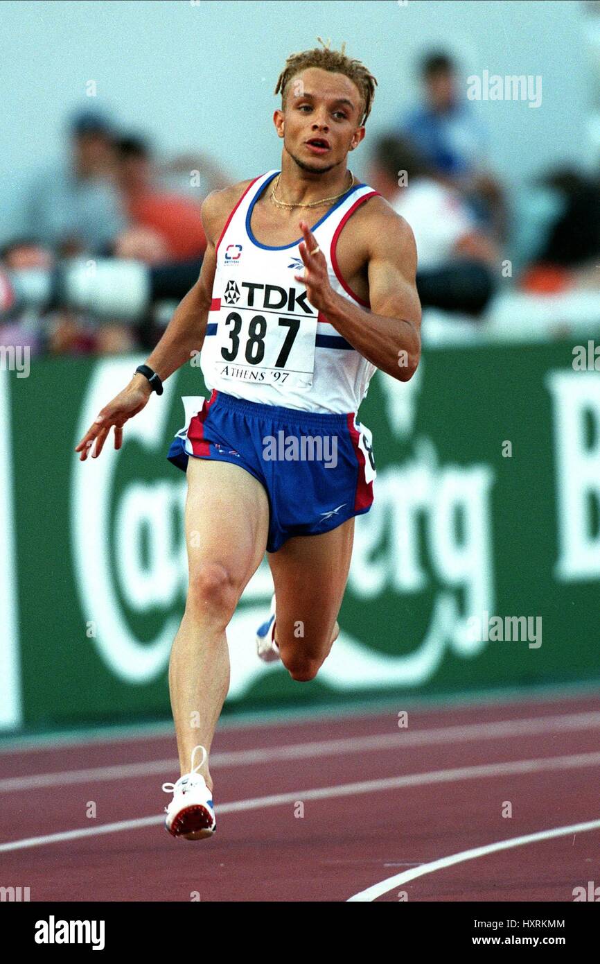 JAMIE BAULCH 400 METRES 22 August 1997 Stock Photo - Alamy