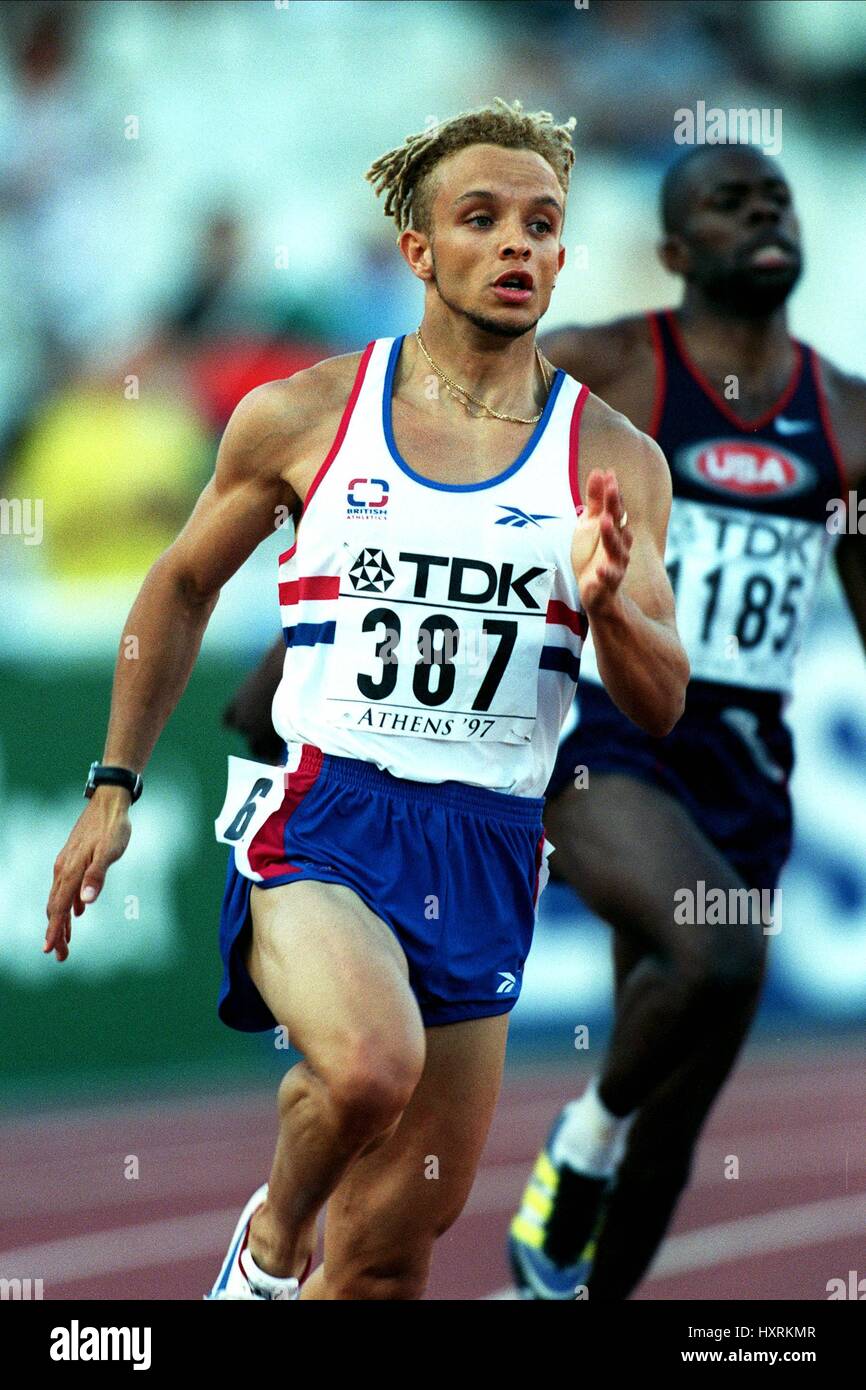 JAMIE BAULCH 400 METRES 22 August 1997 Stock Photo - Alamy