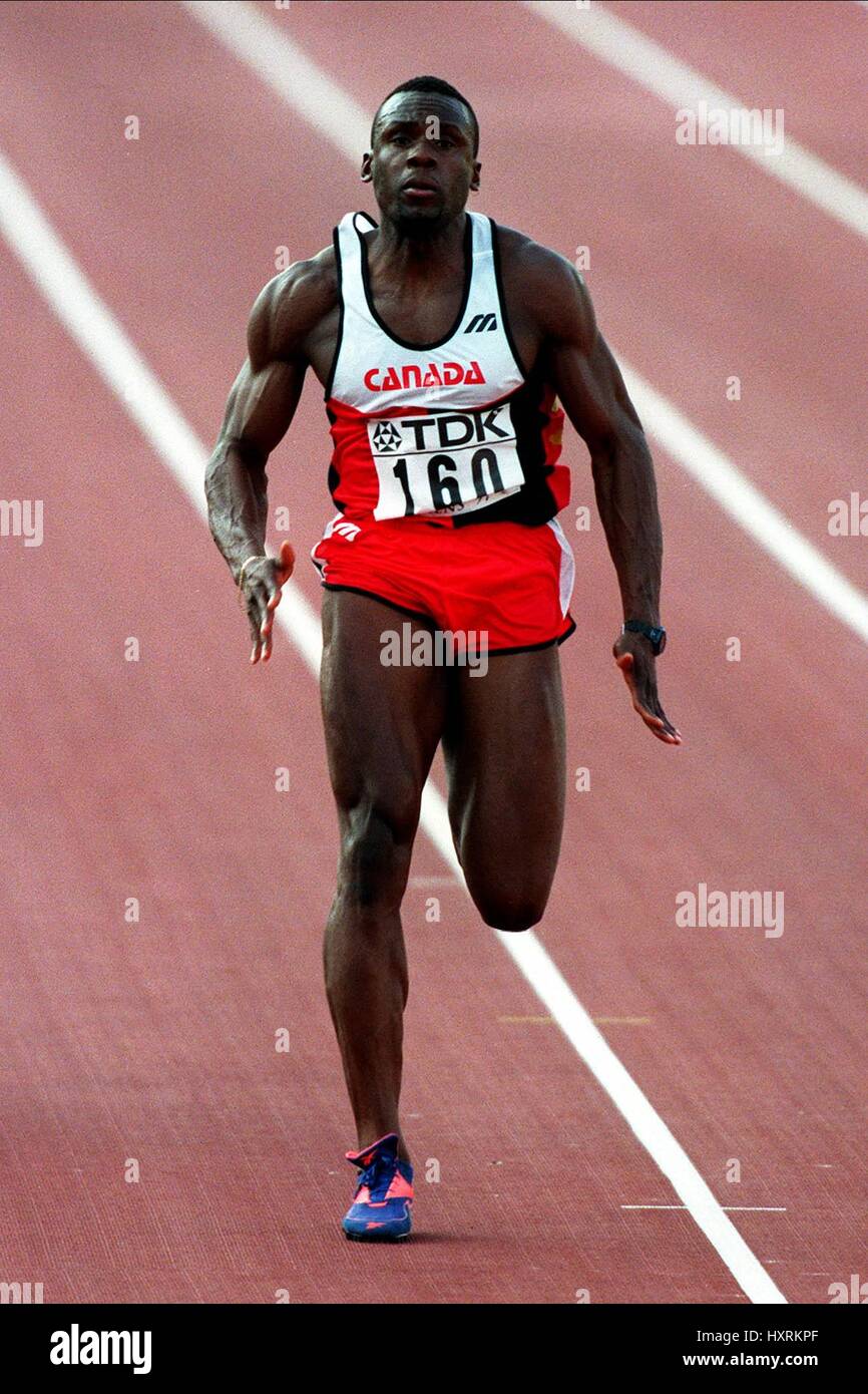 BRUNY SURIN 100 METRES 01 August 1997 Stock Photo - Alamy