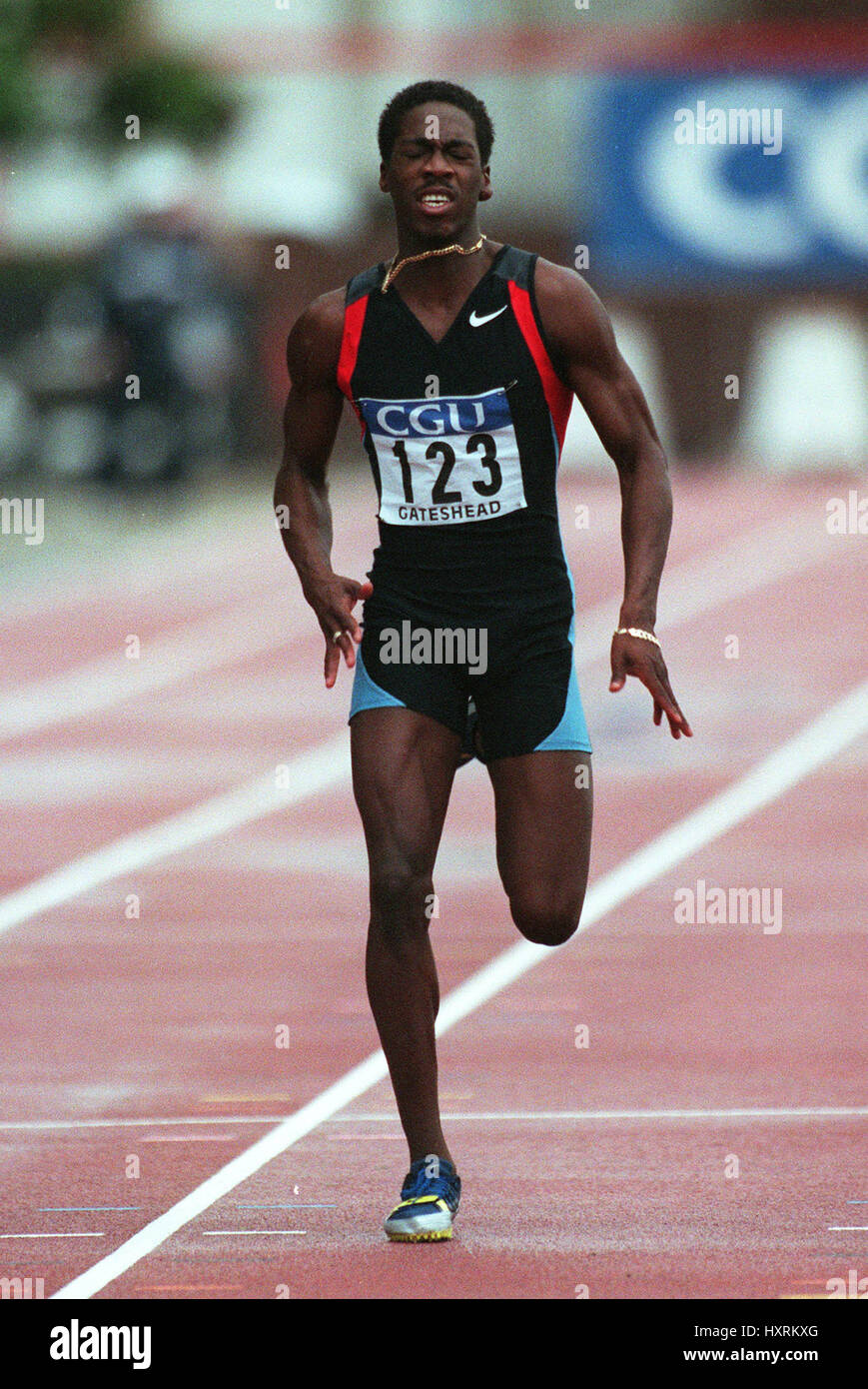 CHRISTIAN MALCOLM 200 METRES 24 June 1999 Stock Photo - Alamy