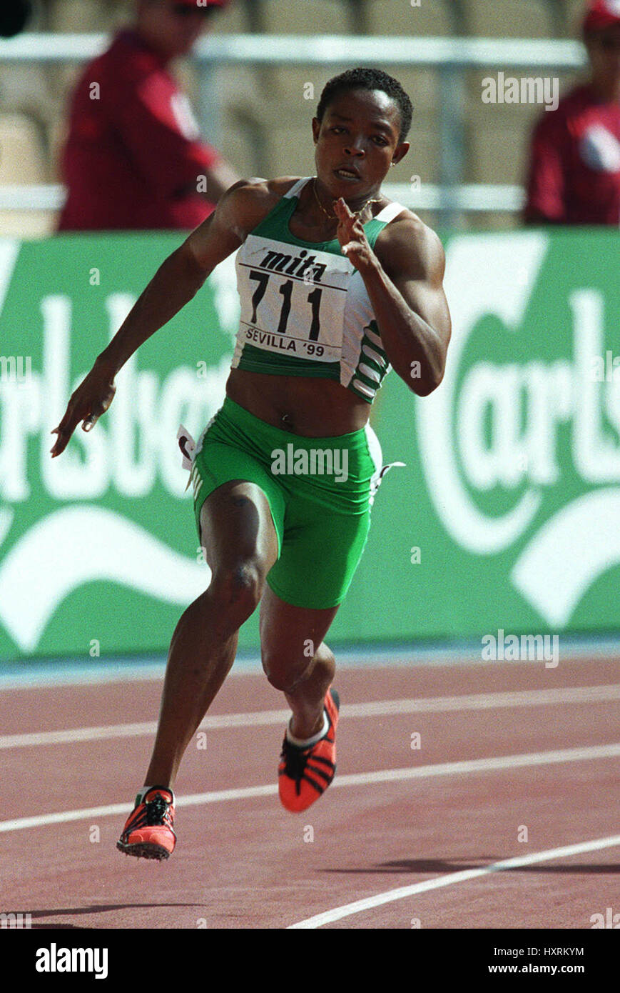 MERCY NKU 200 METRES 24 August 1999 Stock Photo - Alamy