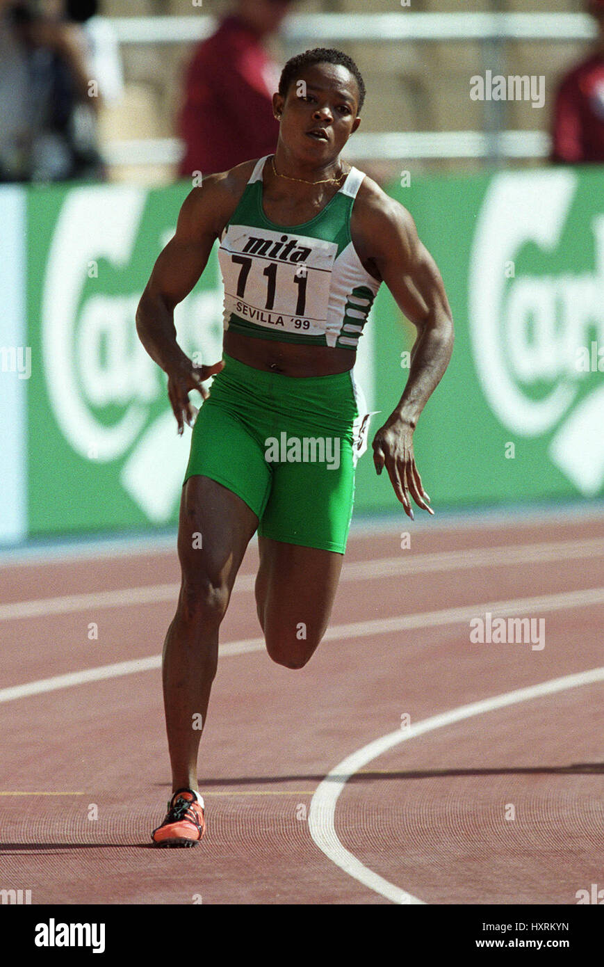 MERCY NKU 200 METRES 24 August 1999 Stock Photo - Alamy