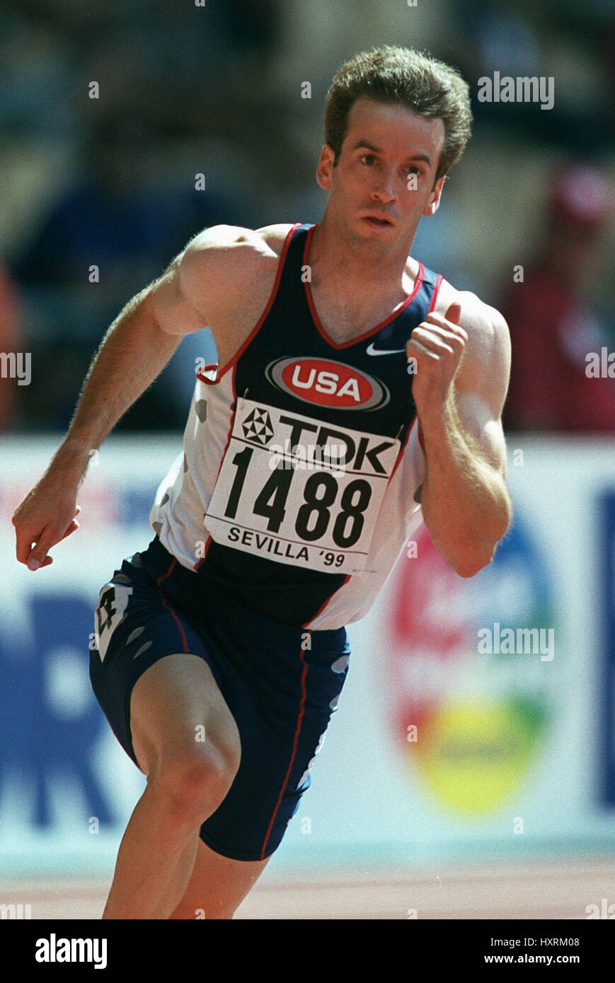 KEVIN LITTLE 200 METRES 24 August 1999 Stock Photo - Alamy