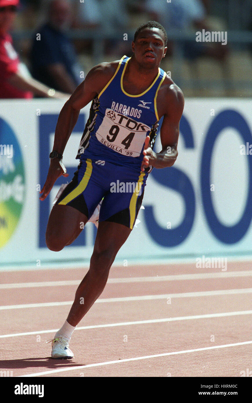 OBADELE THOMPSON 200 METRES 24 August 1999 Stock Photo - Alamy