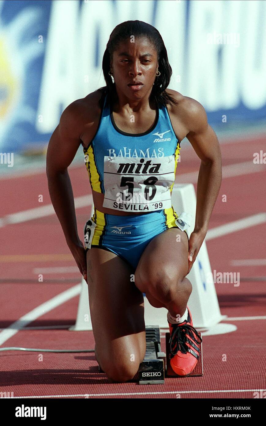 DEBBIE FERGUSON 200 METRES 24 August 1999 Stock Photo - Alamy