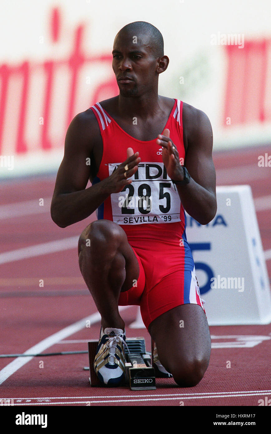 IVAN GARCIA 200 METRES 24 August 1999 Stock Photo - Alamy