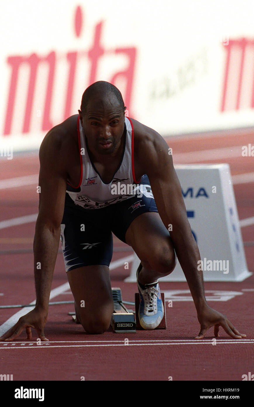 DOUGLAS TURNER 200 METRES 24 August 1999 Stock Photo - Alamy
