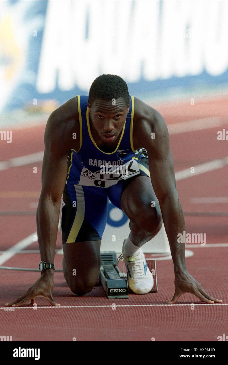 OBADELE THOMPSON 200 METRES 24 August 1999 Stock Photo - Alamy