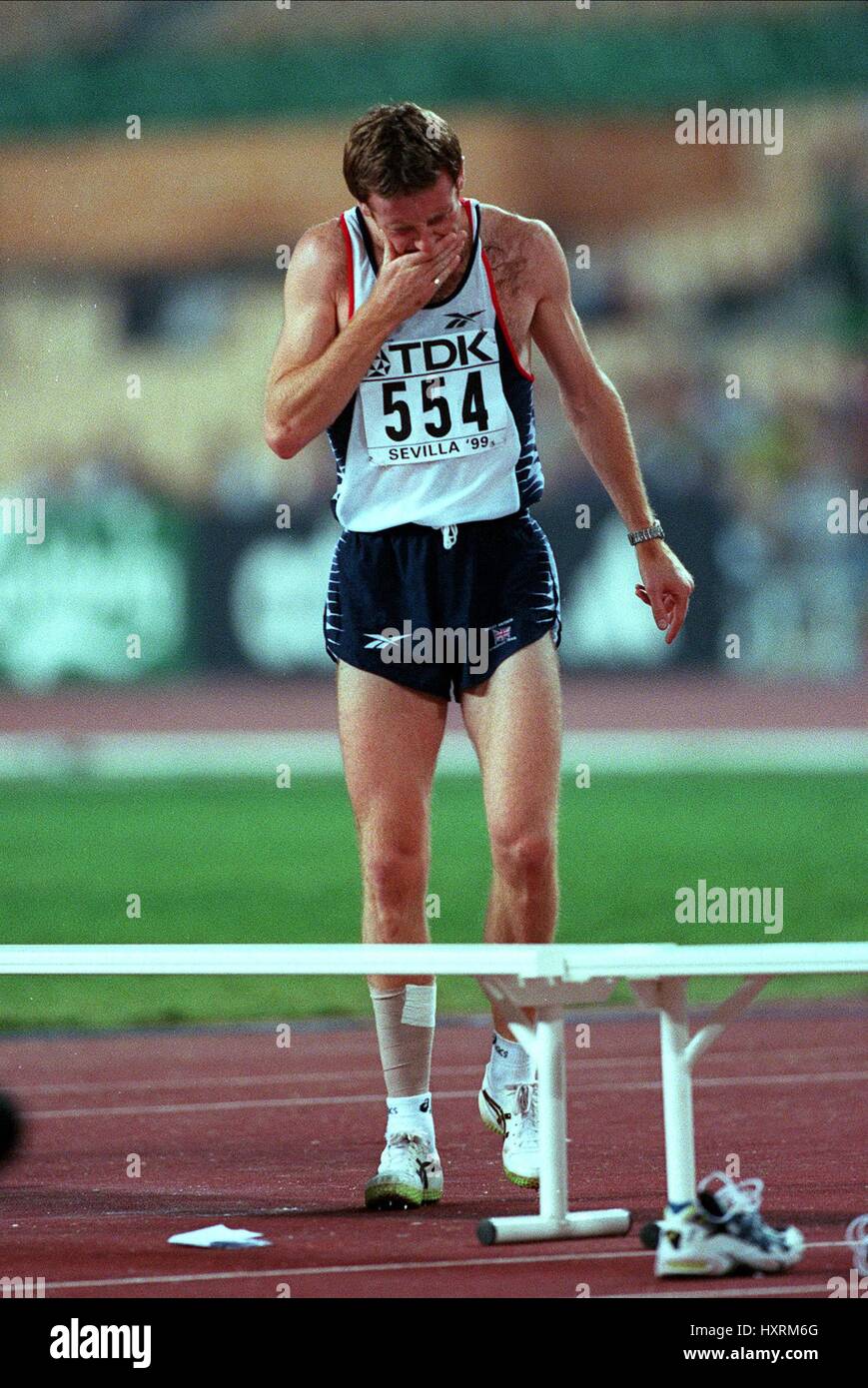 STEVE SMITH HIGH JUMP 09 September 1999 Stock Photo - Alamy