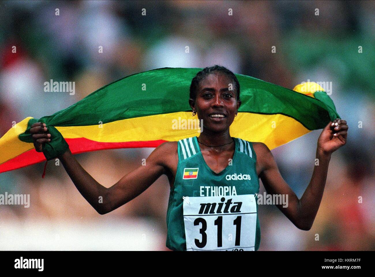 GETE WAMI 10000 METRES 09 September 1999 Stock Photo - Alamy